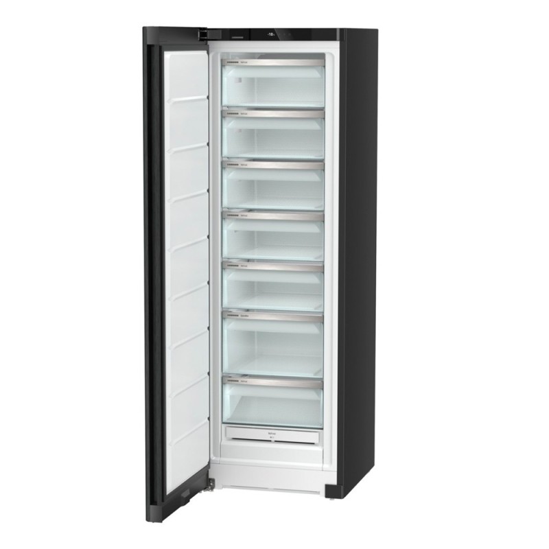 Liebherr, Freestanding Full Freezer, 277 L, No Frost, 7 Drawers, Black